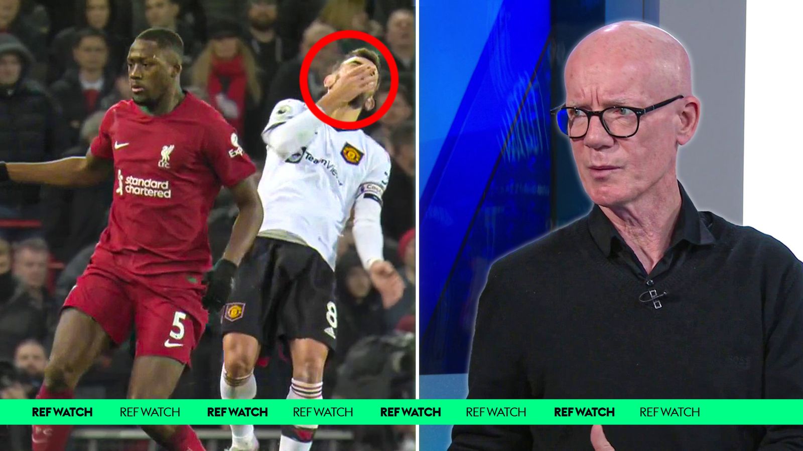 Ref Watch: Was Bruno Fernandes' nudge on assistant referee worthy of a ...