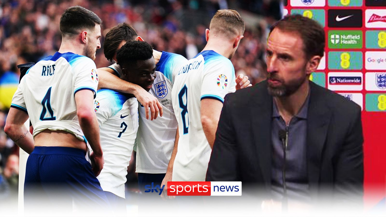 Gareth Southgate on Bukayo Saka: You expect him to score now with his ...