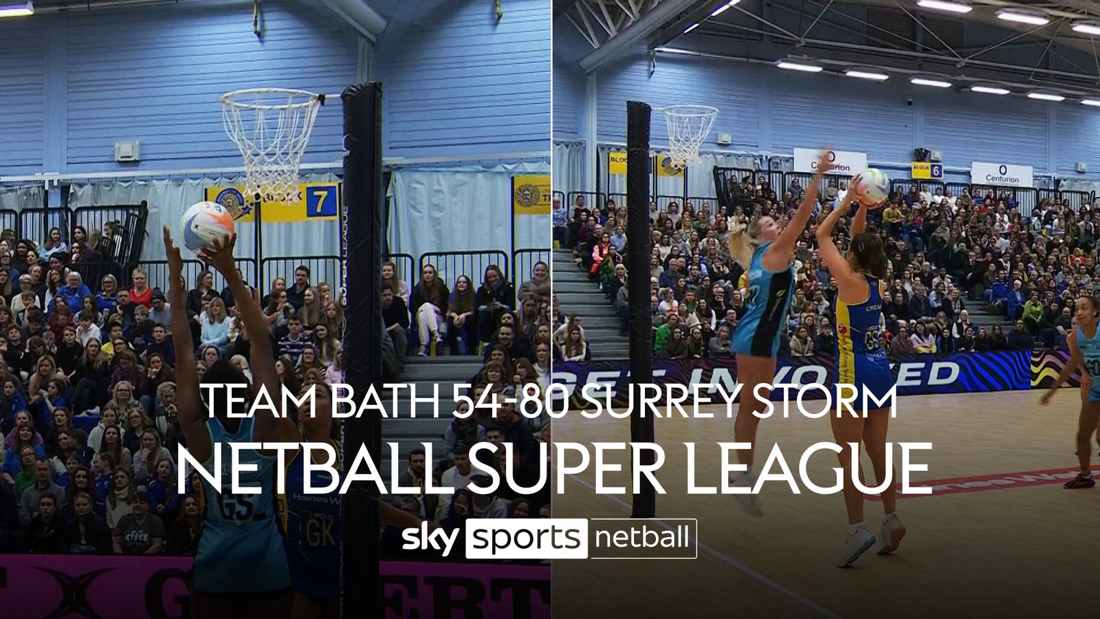 Team Bath 54-80 Surrey Storm | Netball Super League Highlights ...