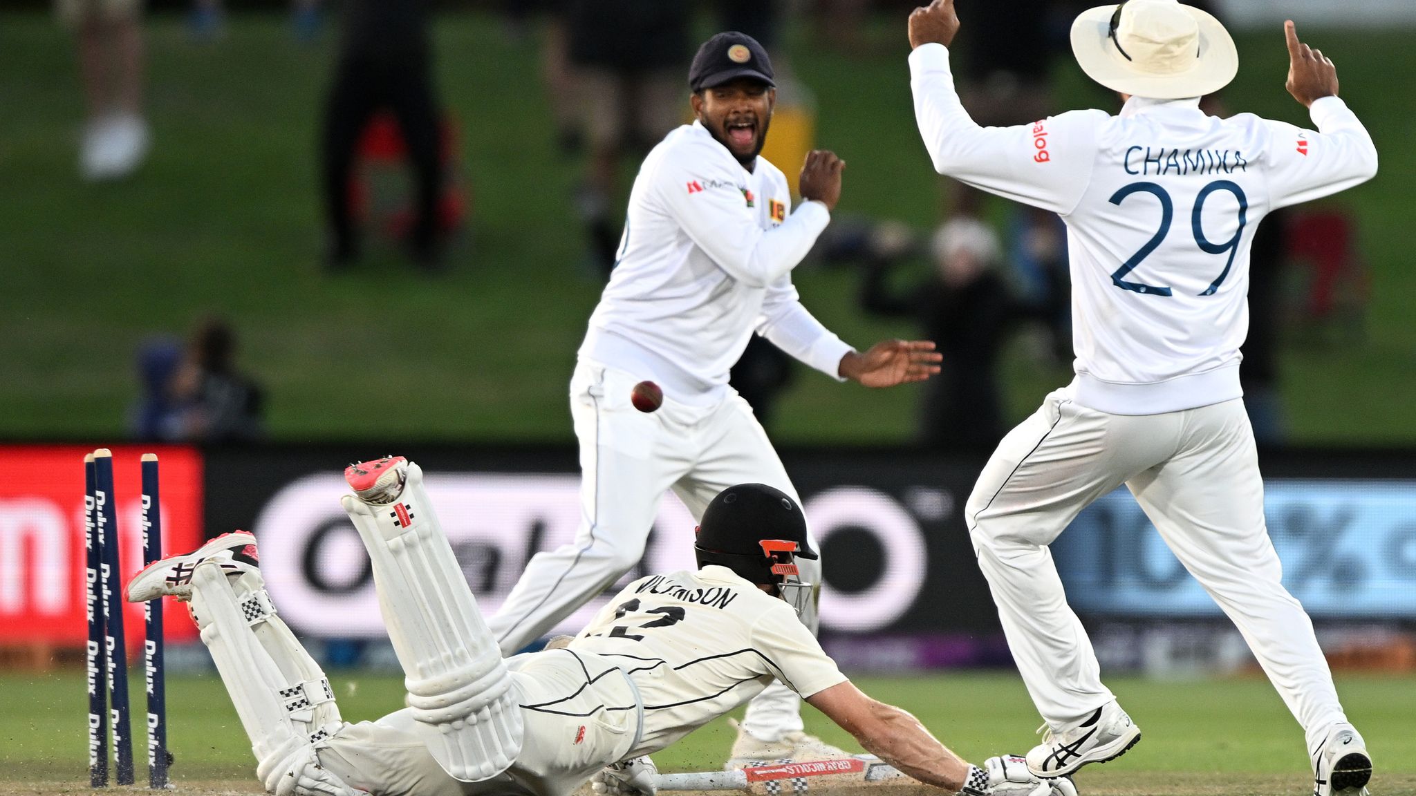 New Zealand secure dramatic final-ball victory over Sri Lanka in first ...
