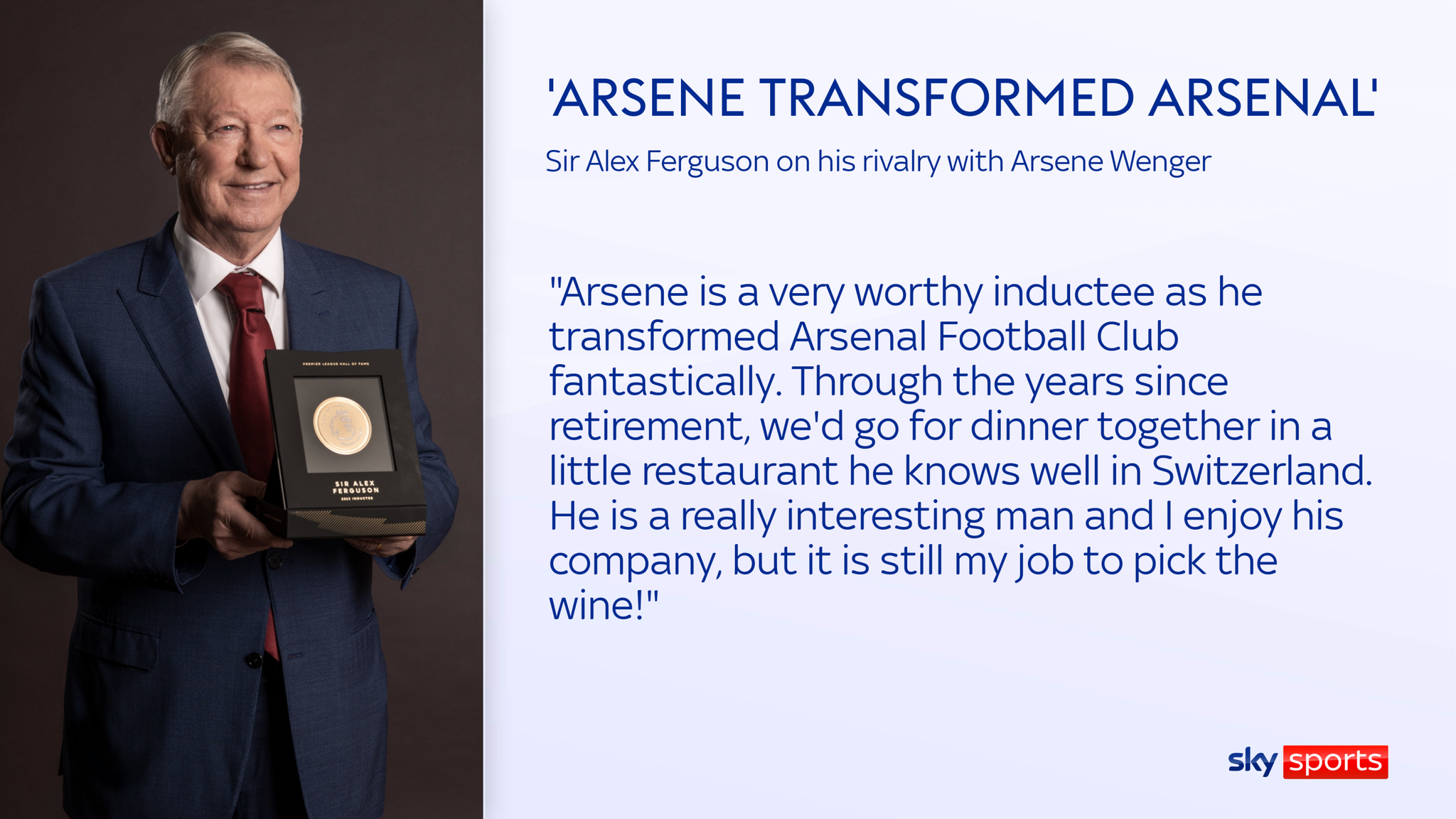 Premier League Hall of Fame: Arsene Wenger and Sir Alex Ferguson become ...