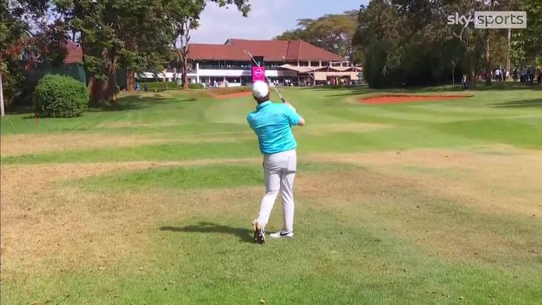 So close! Robert MacIntyre's brilliant approach nearly holes out ...