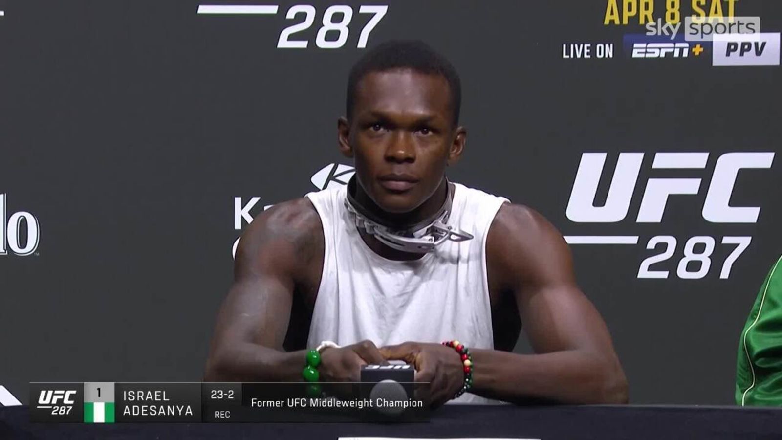 Israel Adesanya: The time for talking is done! | WWE News | Sky Sports