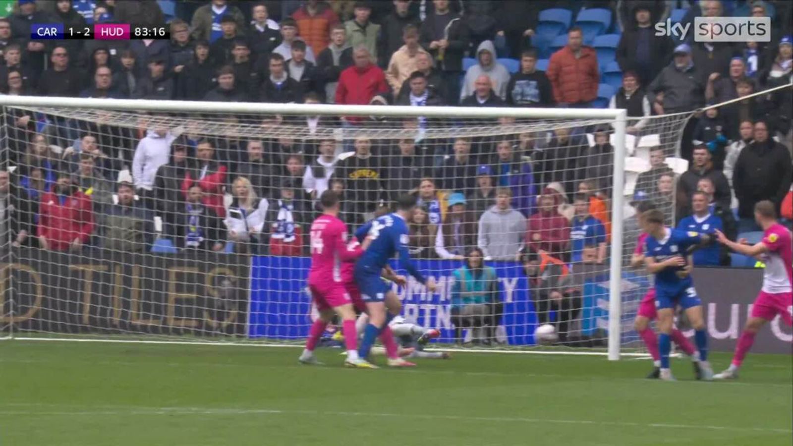 Isaak Davies flick pulls one back for Cardiff | Football News | Sky Sports