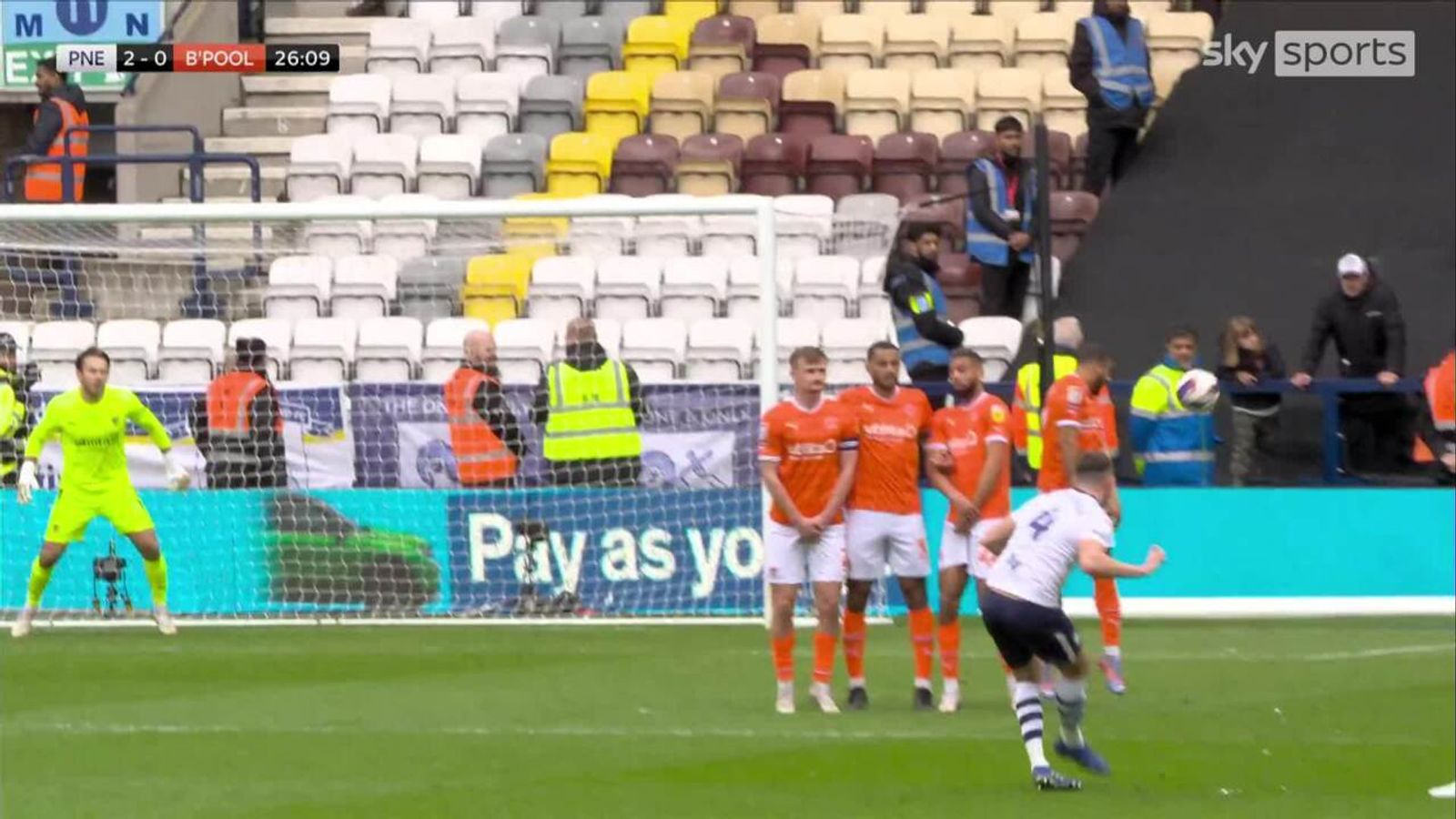 Ben Whiteman puts Preston two ahead with stunning free-kick | Football ...