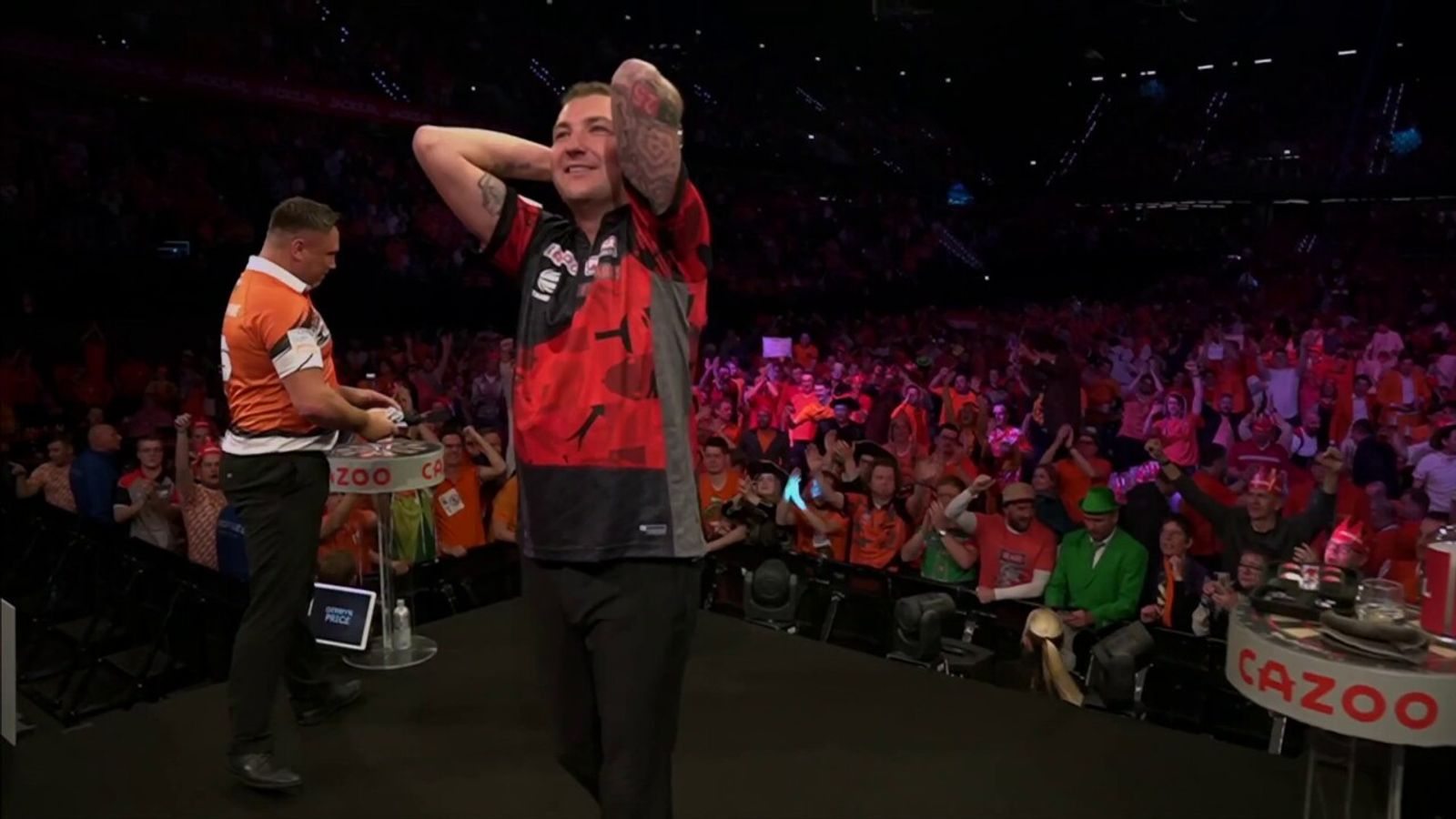 Premier League Darts: Nathan Aspinall beats Gerwyn Price in final to win Night 12 in Rotterdam ...