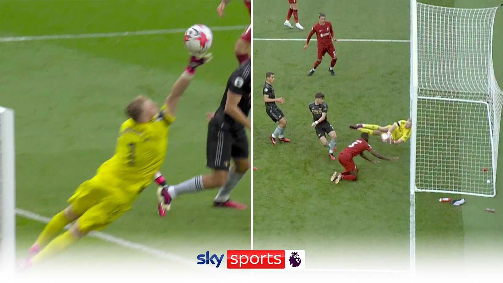 Aaron Ramsdale heroics save Arsenal at Anfield | Miraculous pair of ...