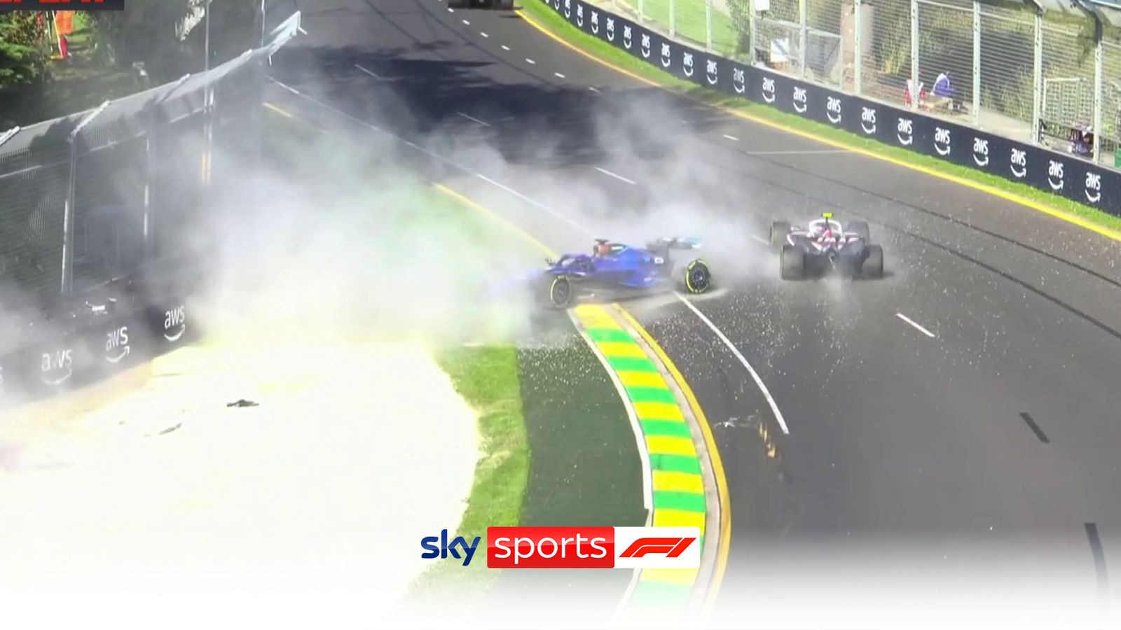 Alex Albon's crash causes red flag! | F1 News | Sky Sports