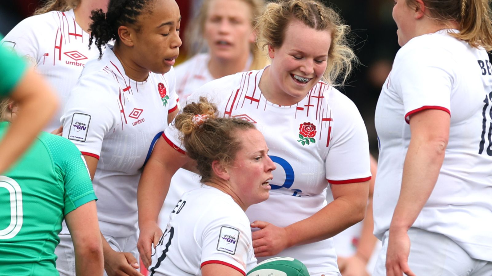 Women's Six Nations: England secure eight-try win over Ireland: As it ...