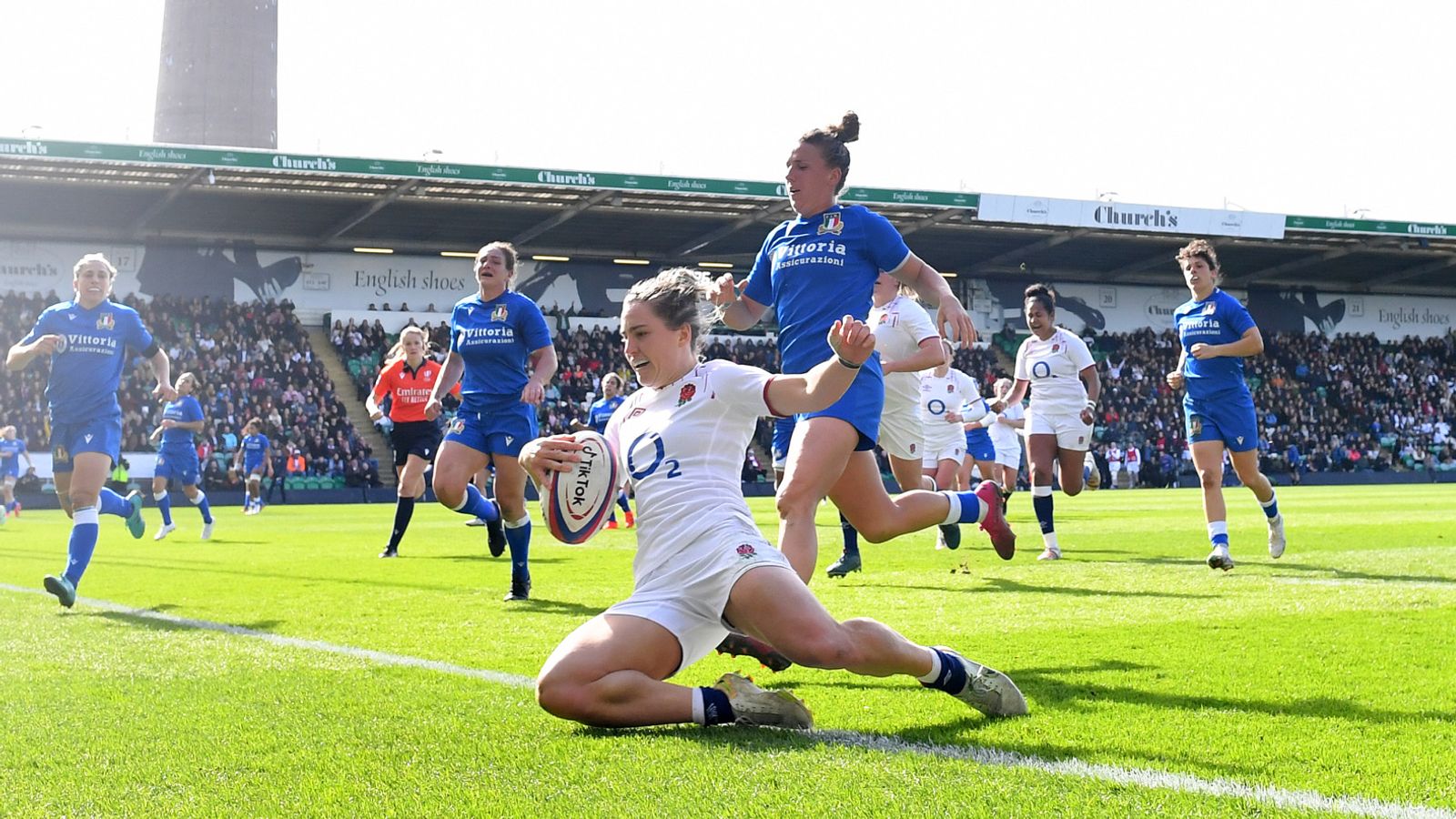 England 68-5 Italy: Abby Dow scores four tries as Red Roses storm past ...