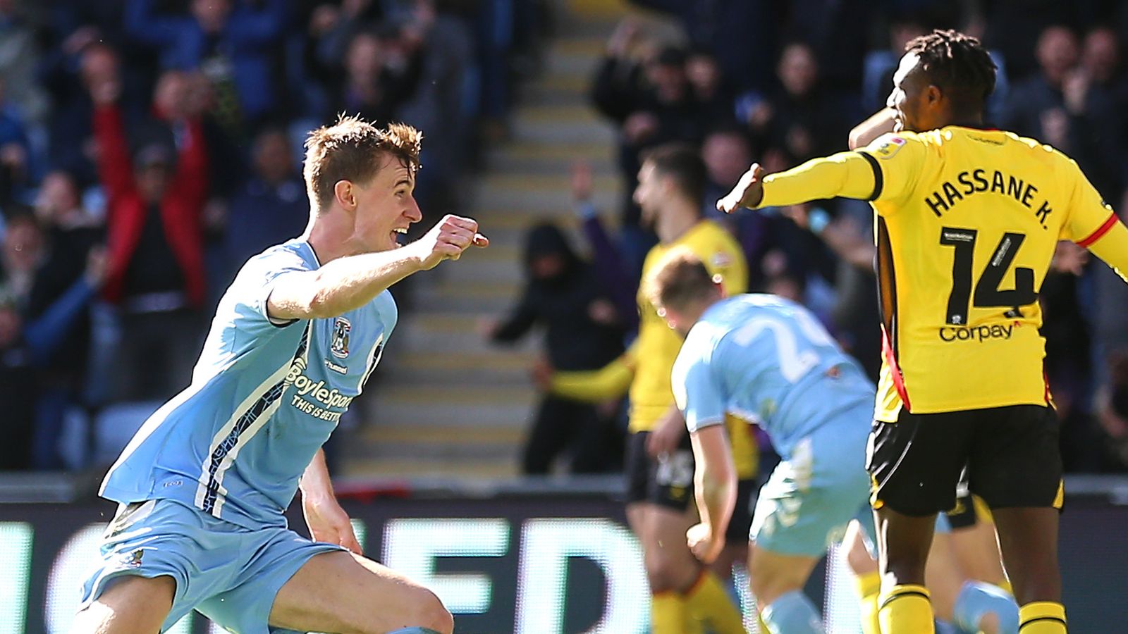 Coventry 2-2 Watford: Sky Blues battle back for big point | Football ...
