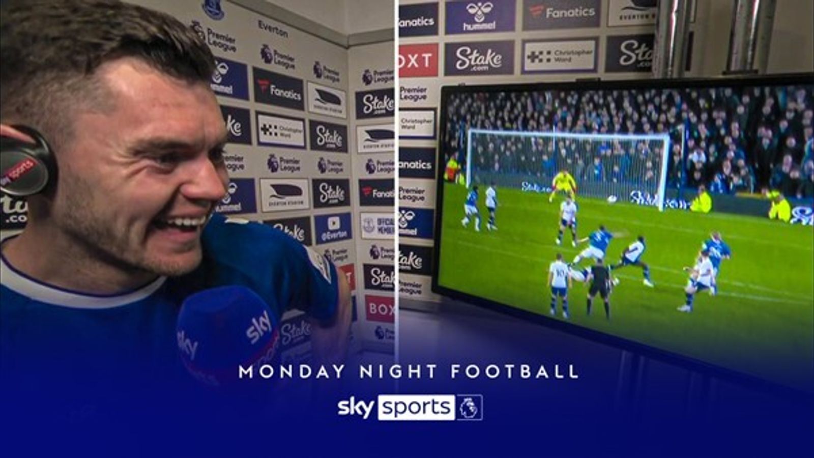 'I thought... GO ON THEN!' | Michael Keane analyses stunner against ...