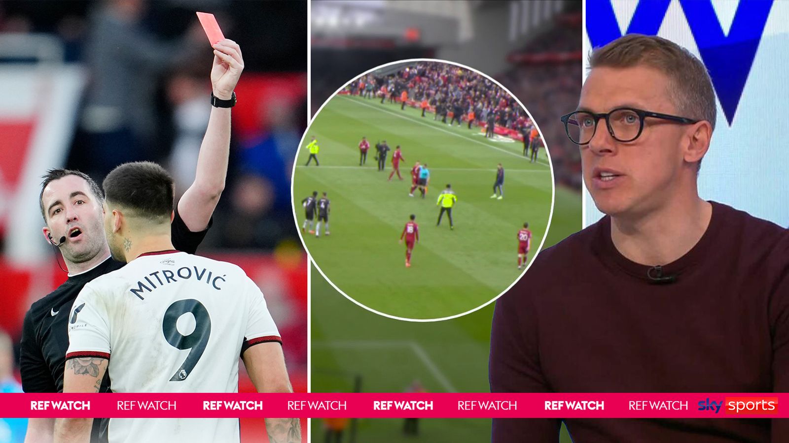 Ref Watch on Robertson elbow: Any different to Mitrovic? | Warnock: It ...