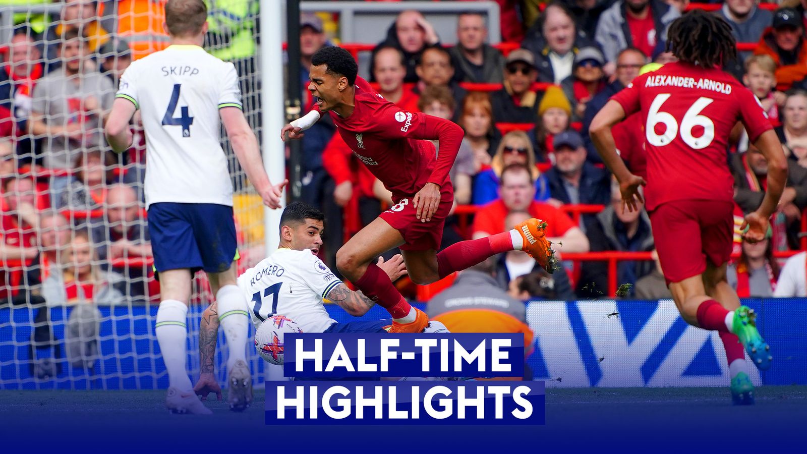 Half-time highlights: Liverpool 3-1 Tottenham | Football News | Sky Sports