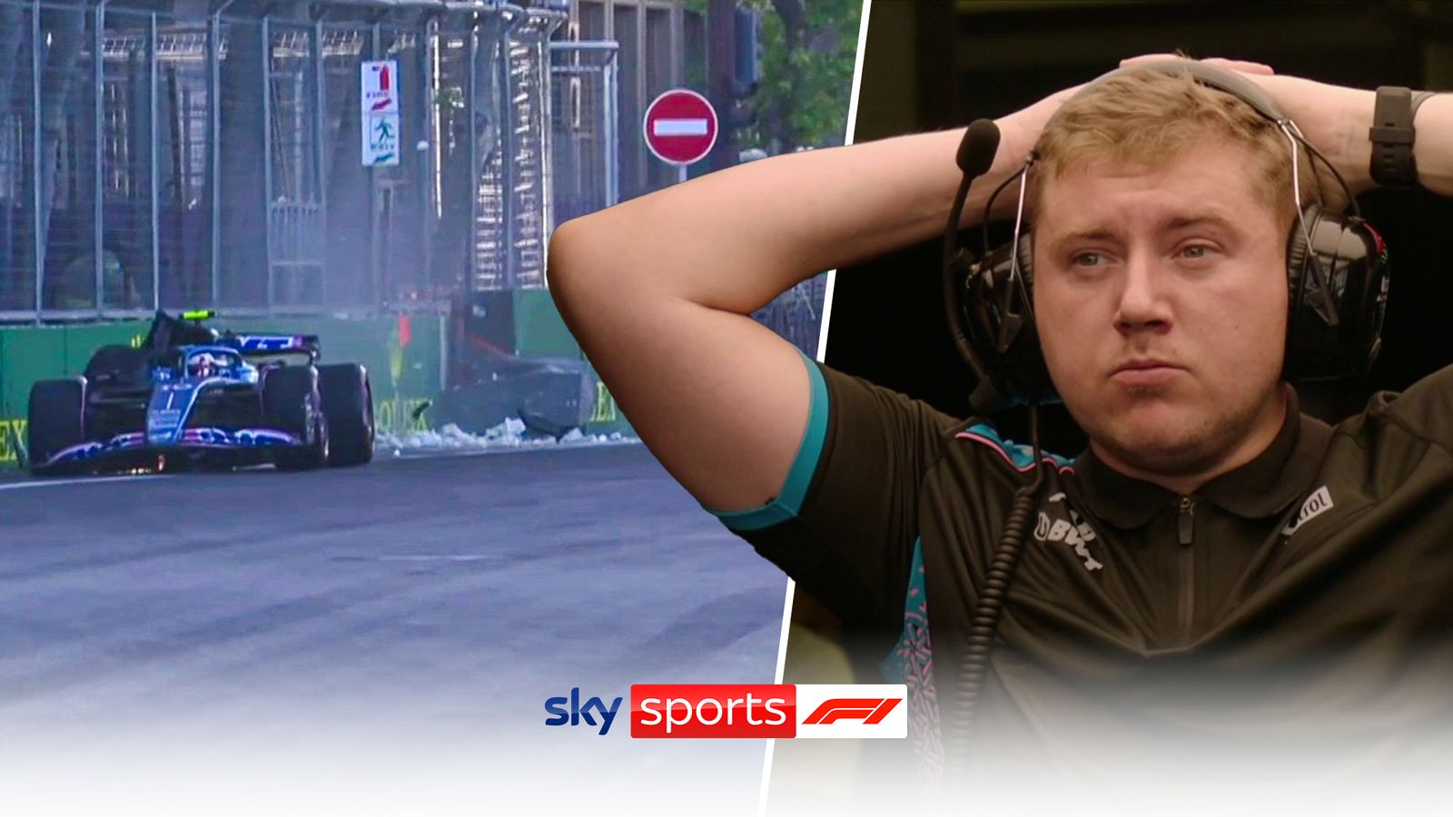 ANOTHER crash in Baku as Pierre Gasly hits the wall | F1 News | Sky Sports