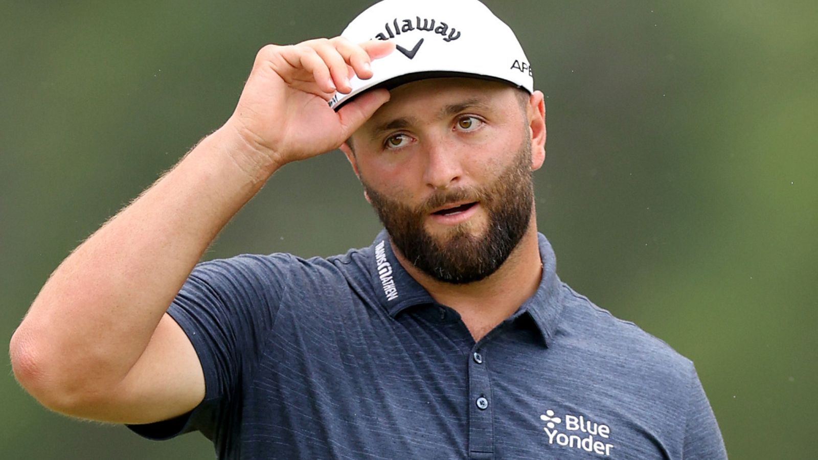 The Masters: Jon Rahm shares early lead despite nightmare four-putt ...