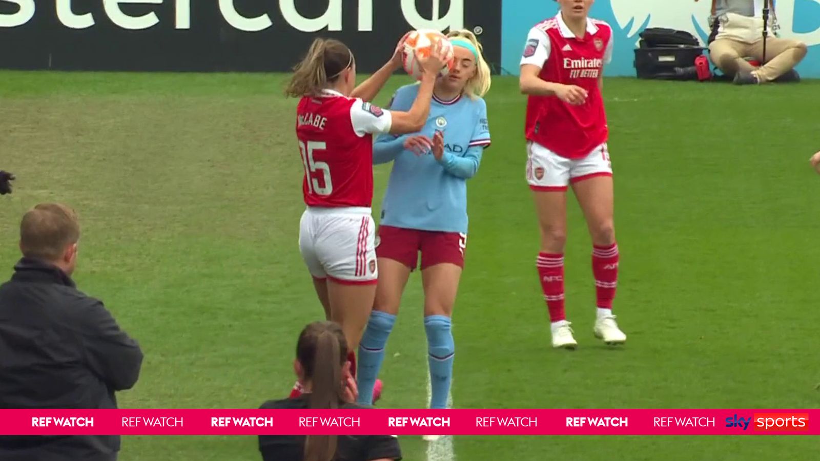 Ref watch: Did Katie McCabe deserve a yellow card for Chloe Kelly clash ...