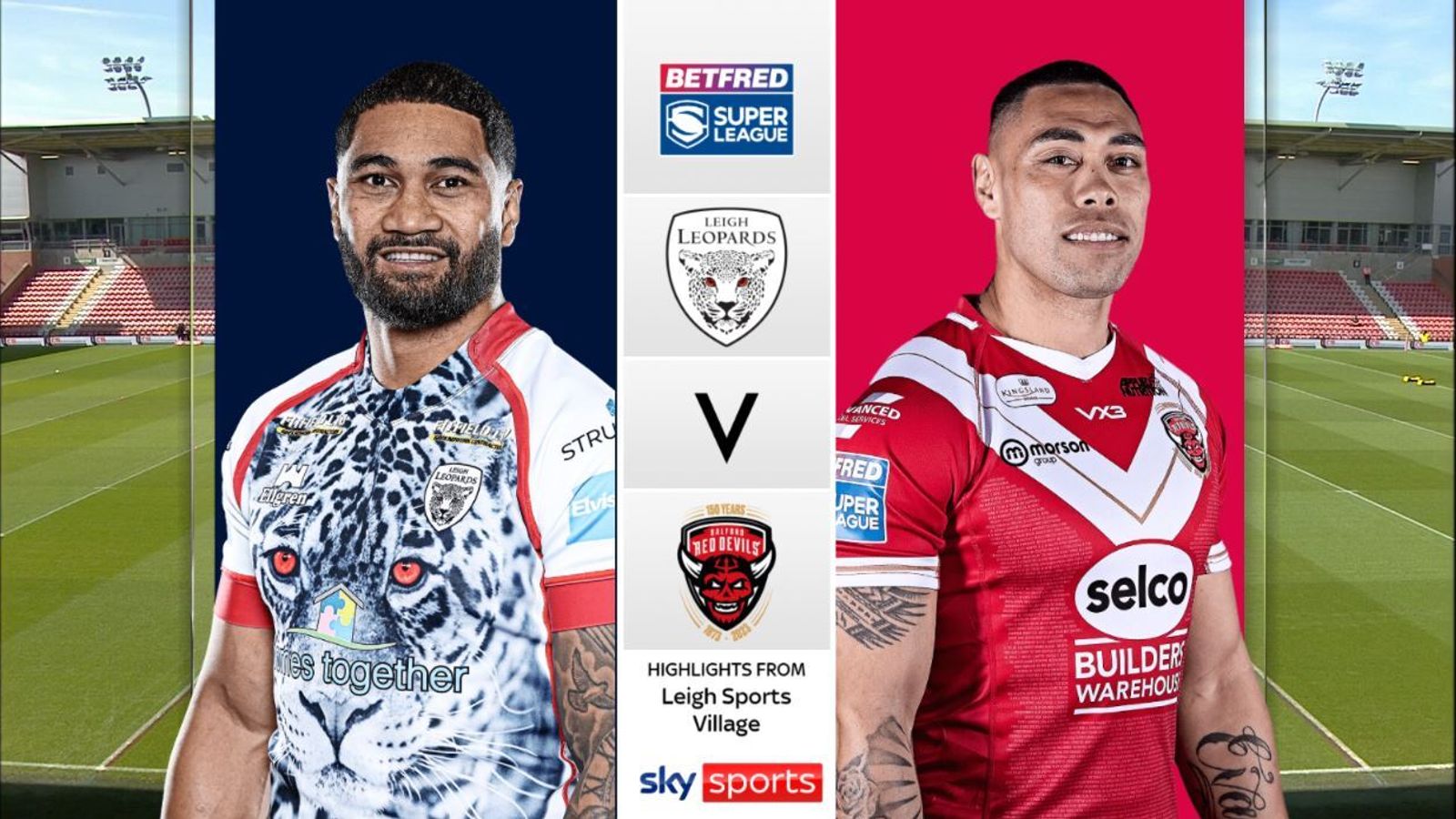 Leigh Leopards 20-22 Salford Red Devils | Rugby League News | Sky Sports
