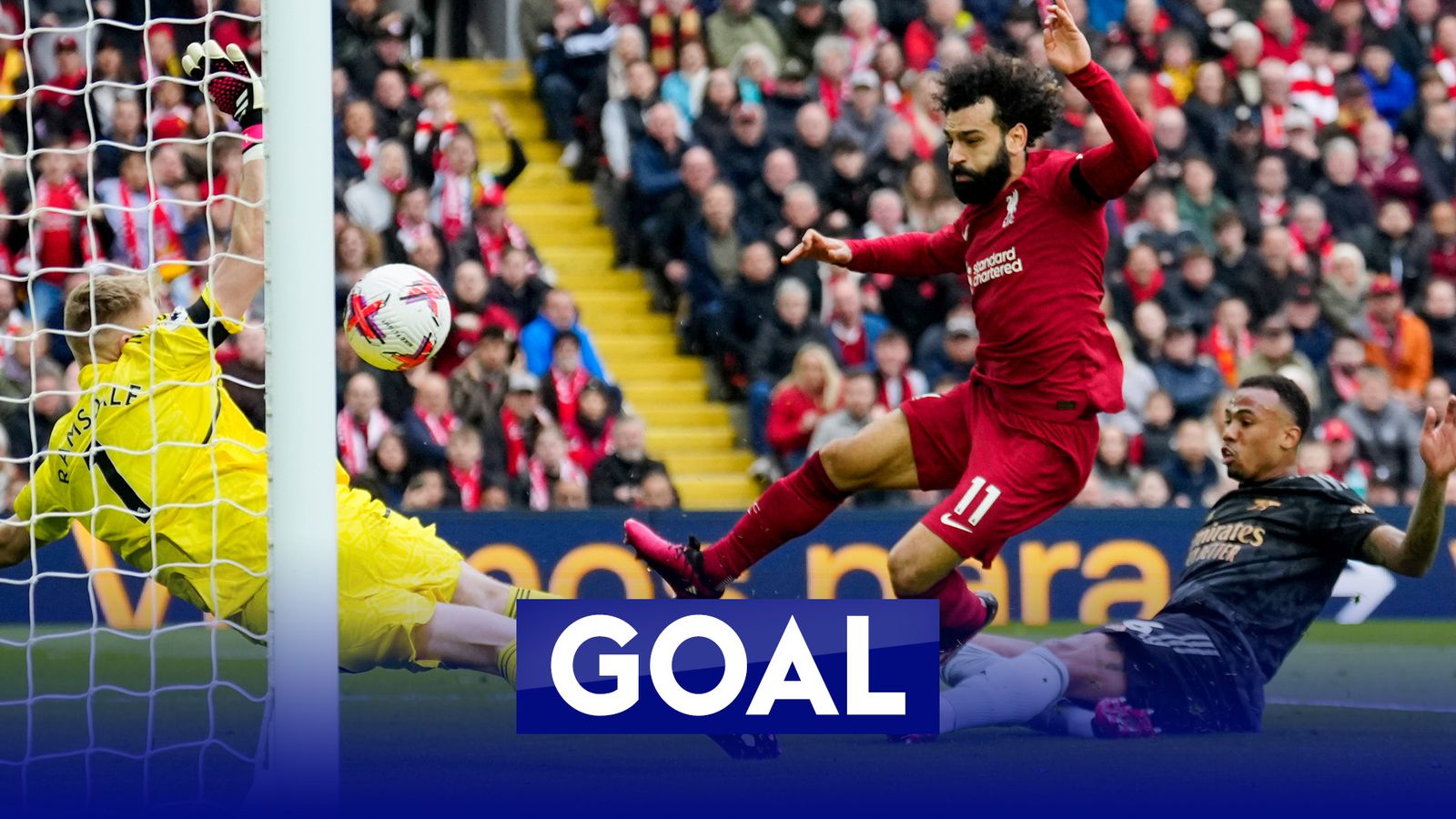 Game on at Anfield as Salah pulls one back | Football News | Sky Sports