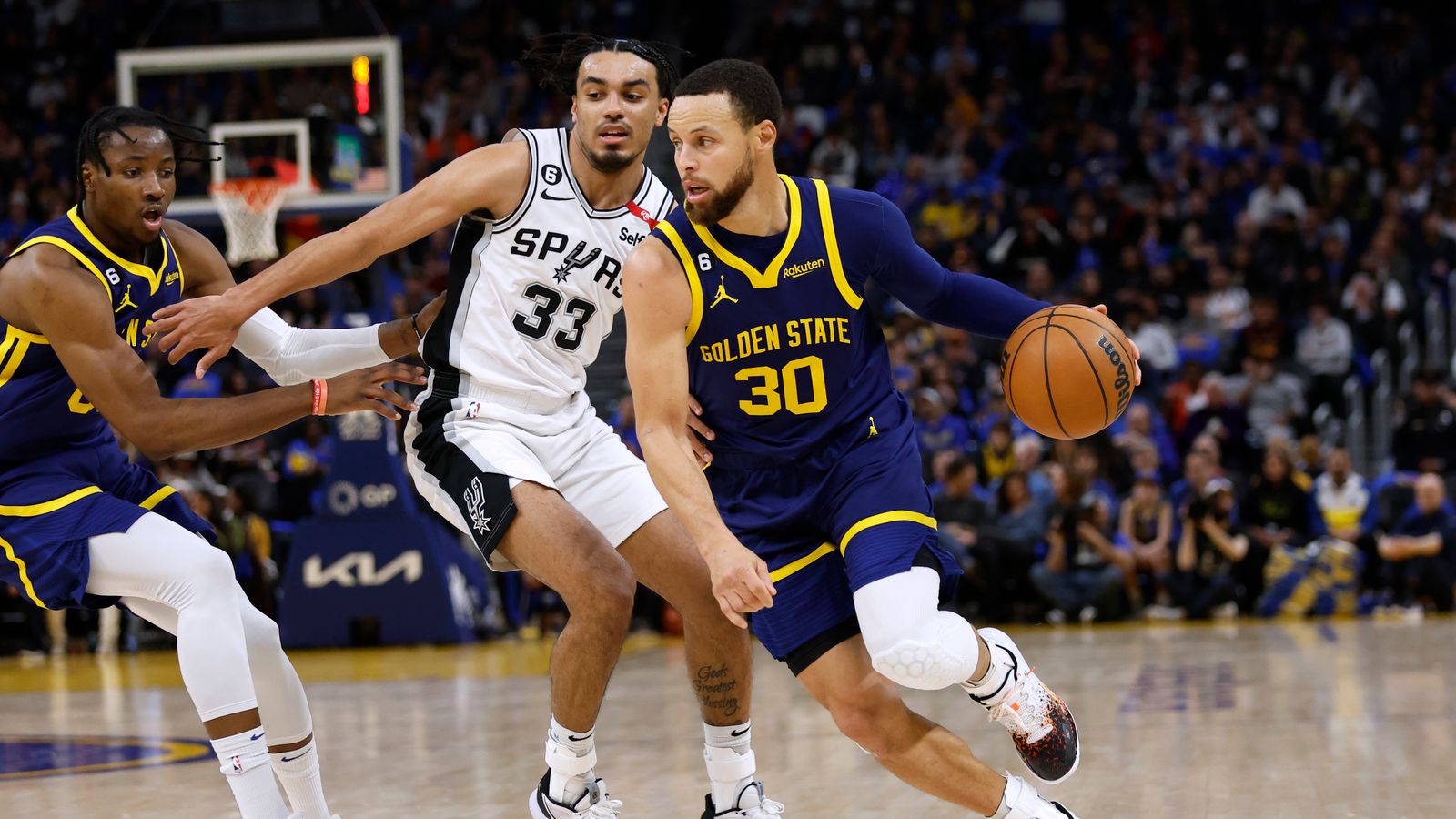 San Antonio Spurs 115-130 Golden State Warriors | NBA highlights ...