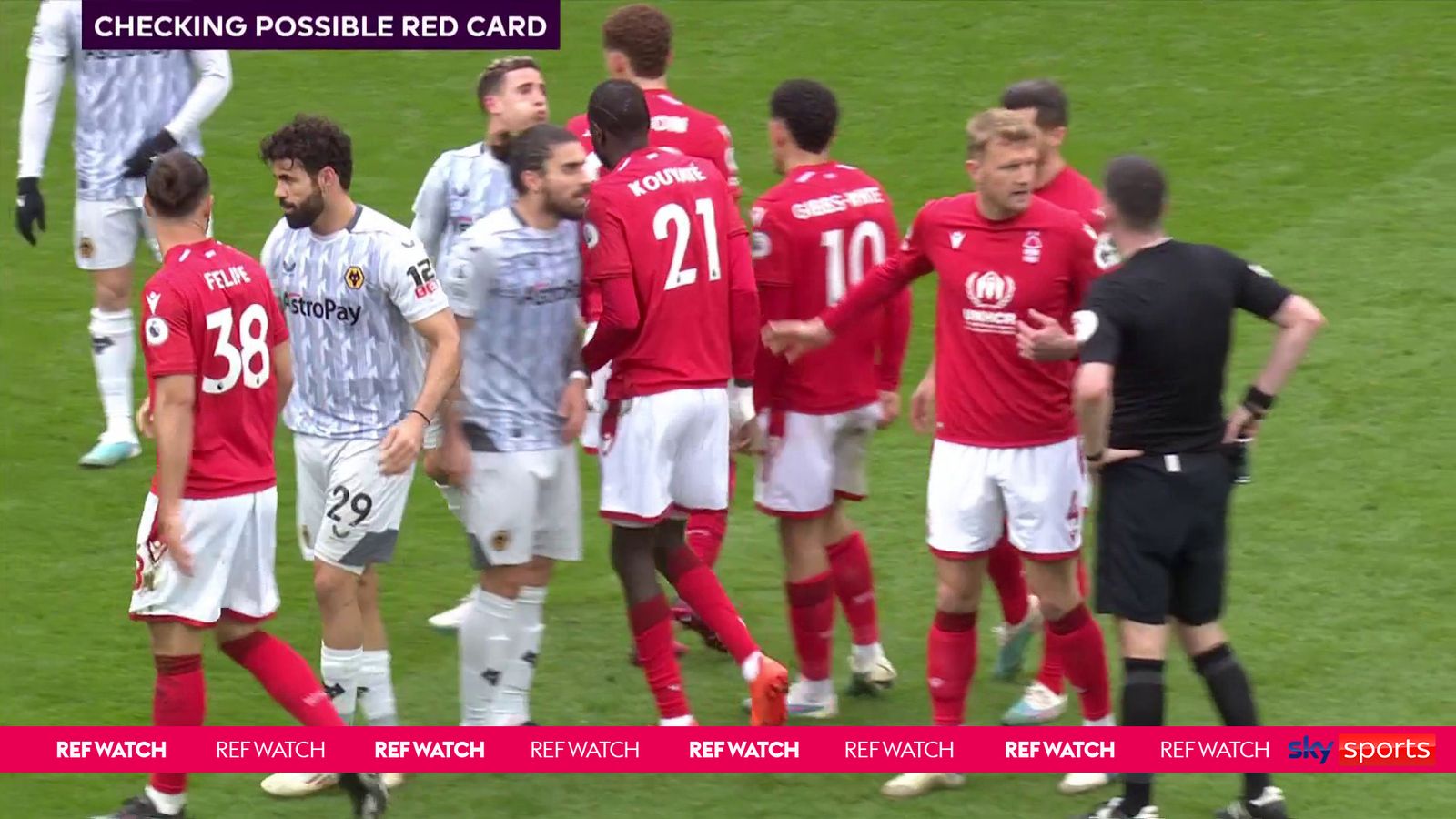 Ref watch: How did Daniel Podence initially escape red for alleged ...