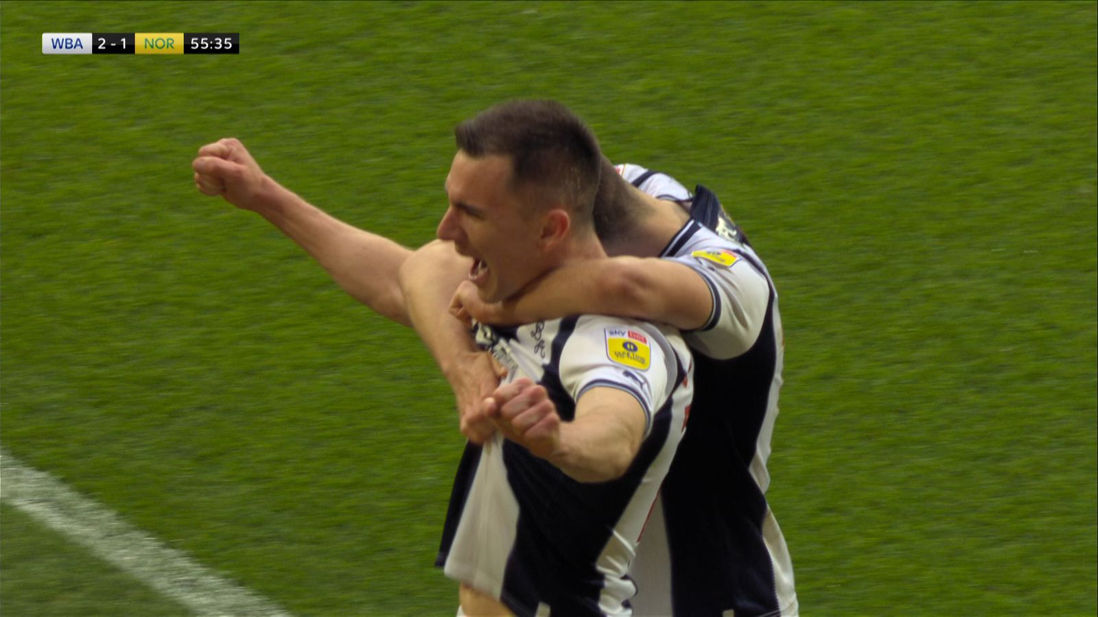 Jed Wallace puts West Brom into lead to keep alive play-off hopes ...