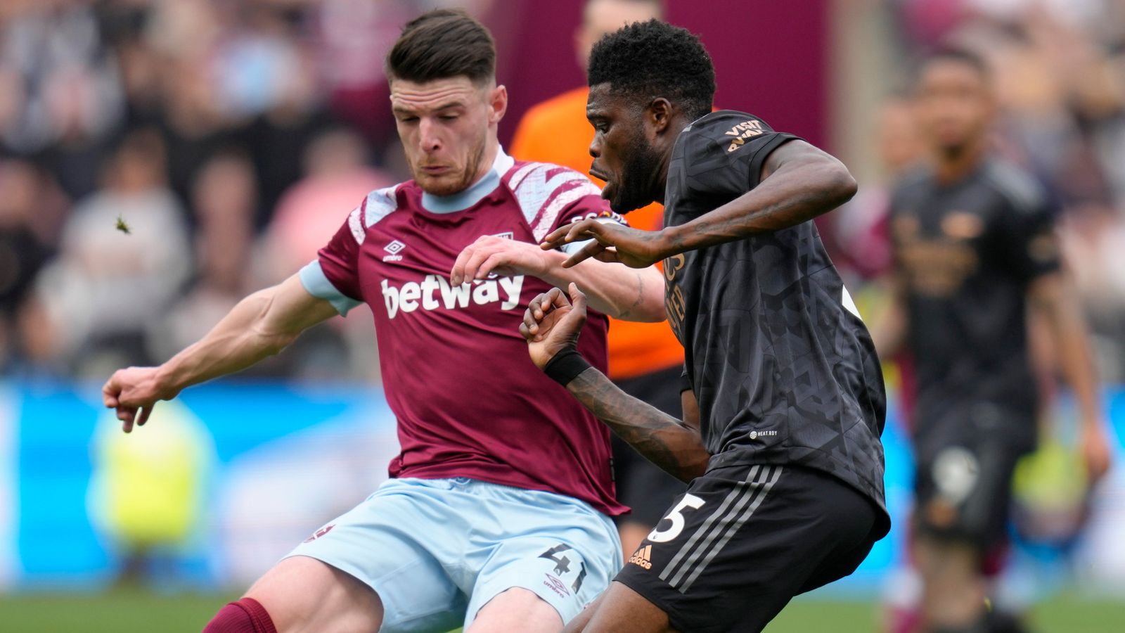 Mikel Arteta says he wants Thomas Partey to stay at Arsenal despite arrival of Declan Rice from ...