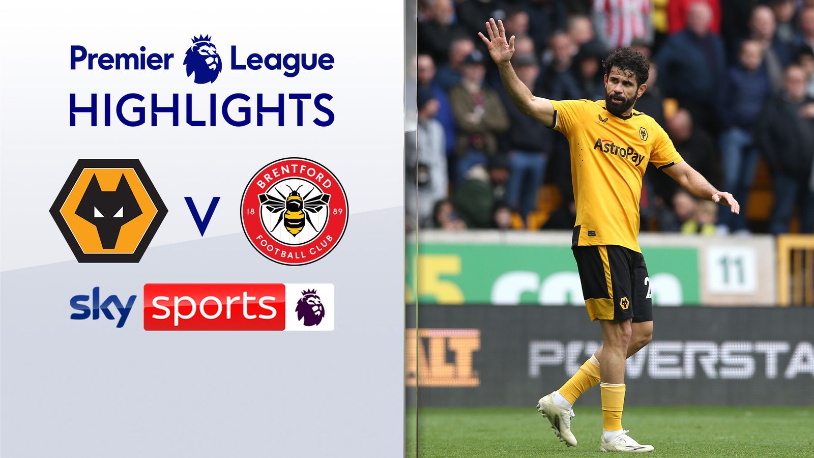 Wolves 2-0 Brentford | Premier League highlights | Football News | Sky ...