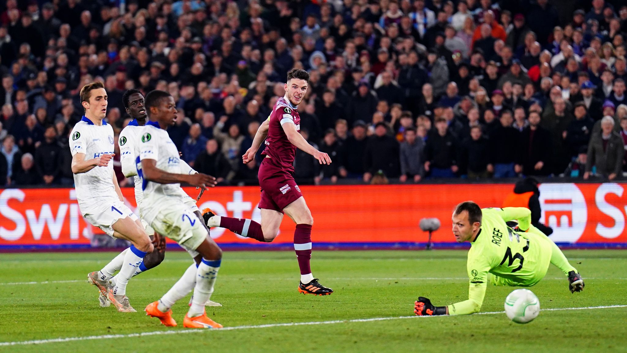 West Ham 4-1 Gent (Agg: 5-2): Declan Rice scores goal of the season ...