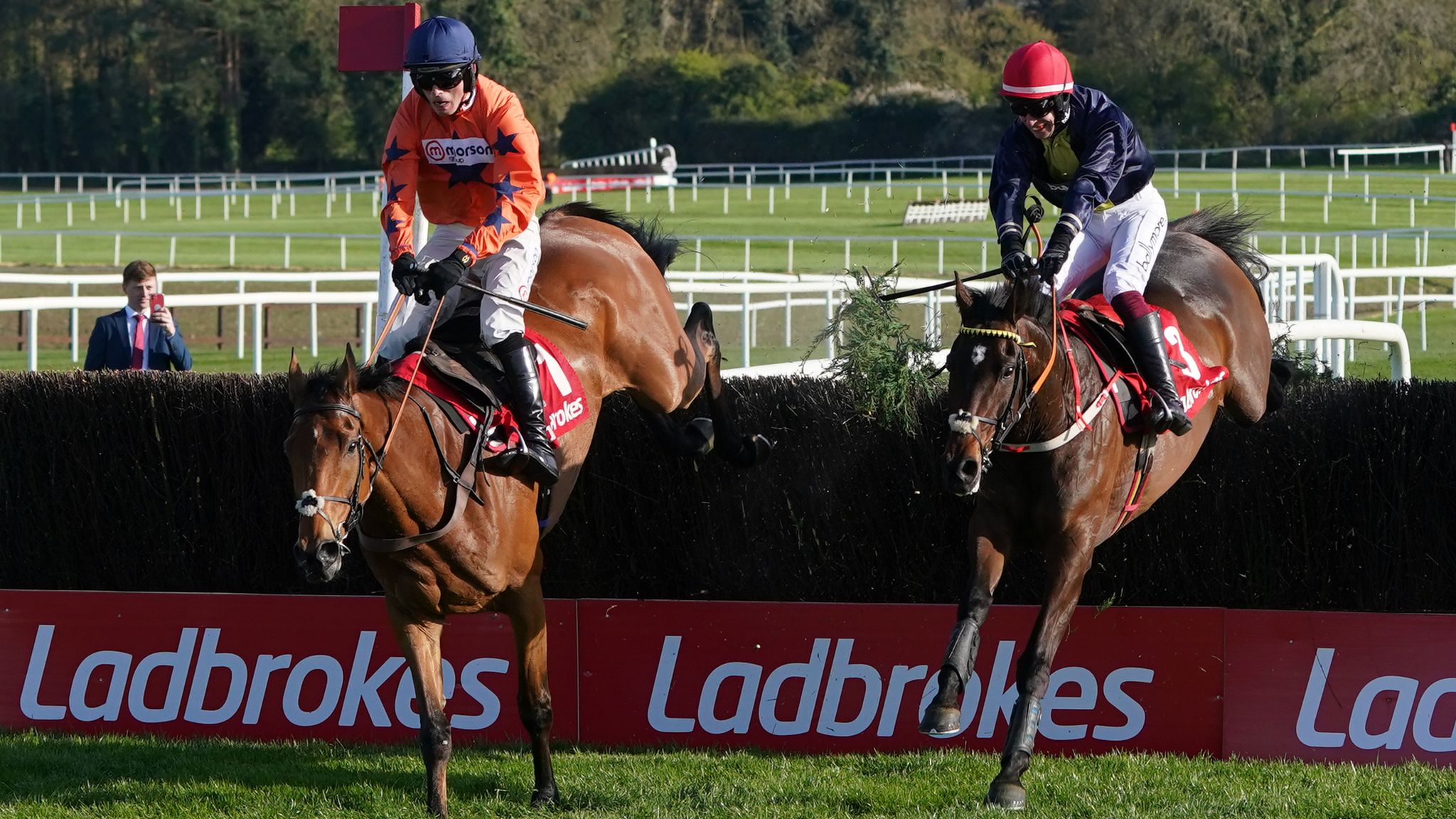 Punchestown Gold Cup: Fastorslow shocks Cheltenham hero Galopin Des ...