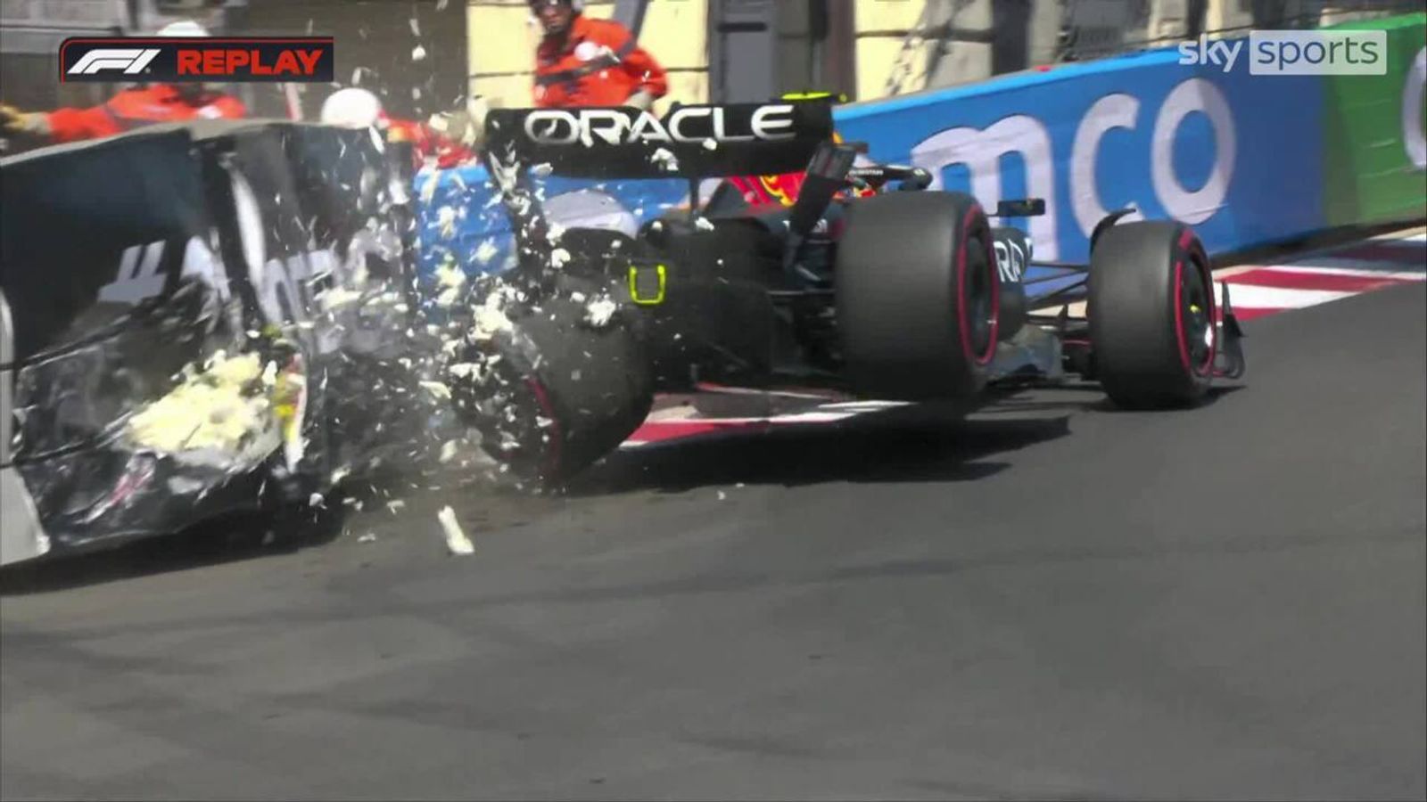 Sergio Perez out of Monaco GP qualifying after huge crash! | F1 News | Sky Sports