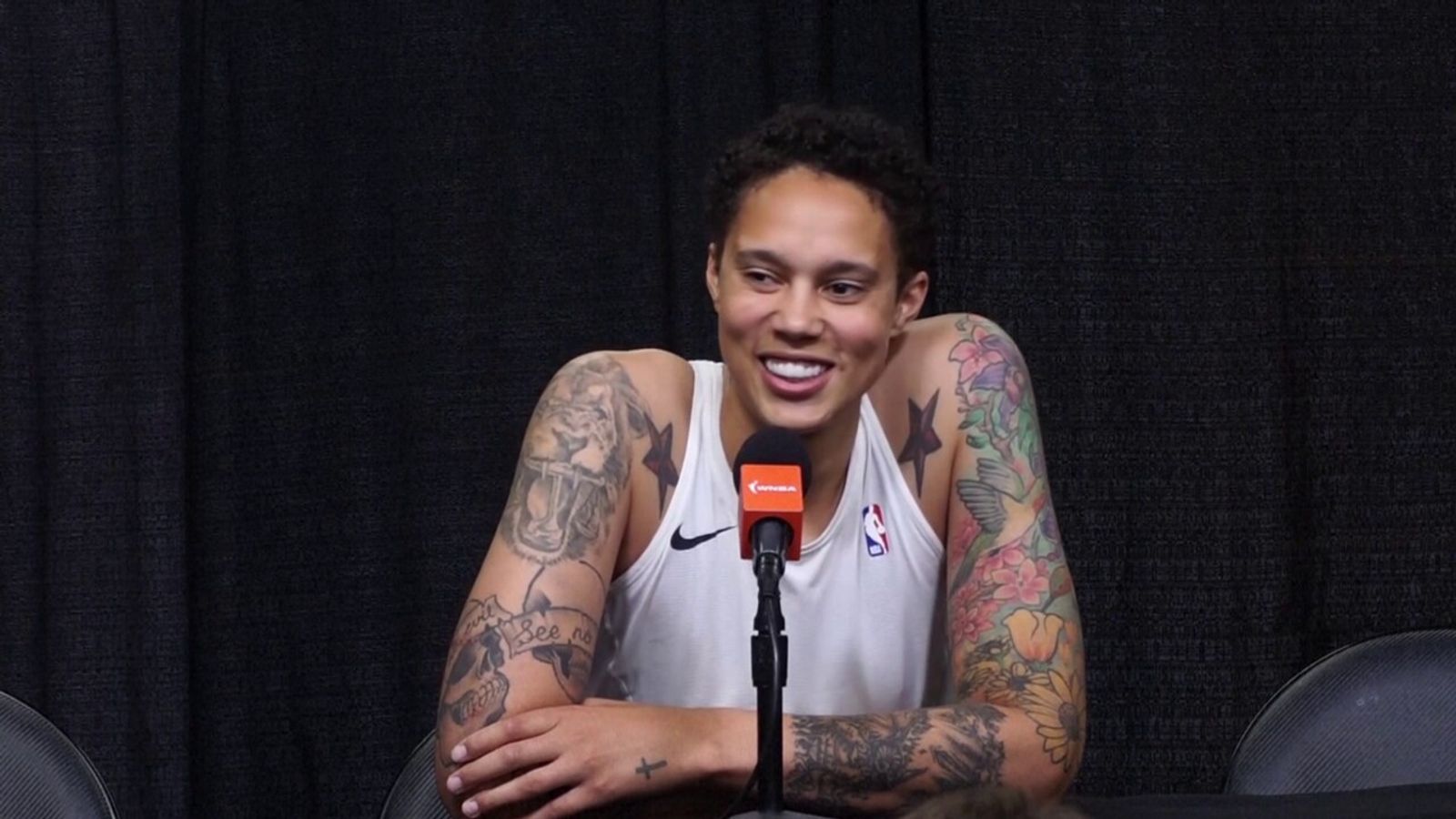 'I'm happy to be back' | Brittney Griner promises to reveal more in ...