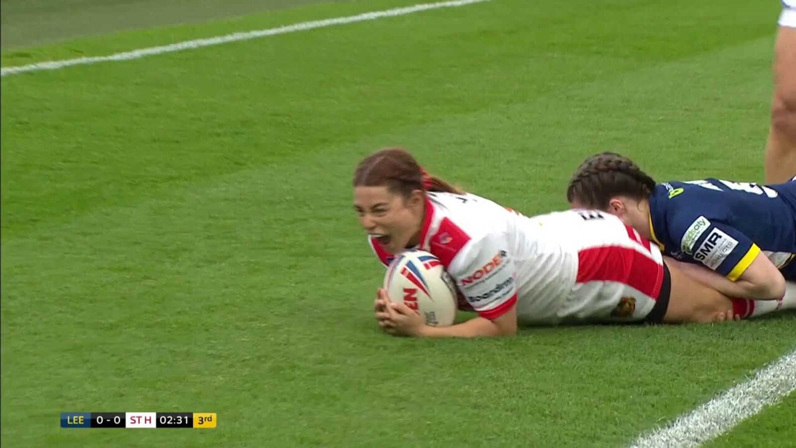 Emily Rudge powers through Leeds Rhinos defence | Rugby League News ...