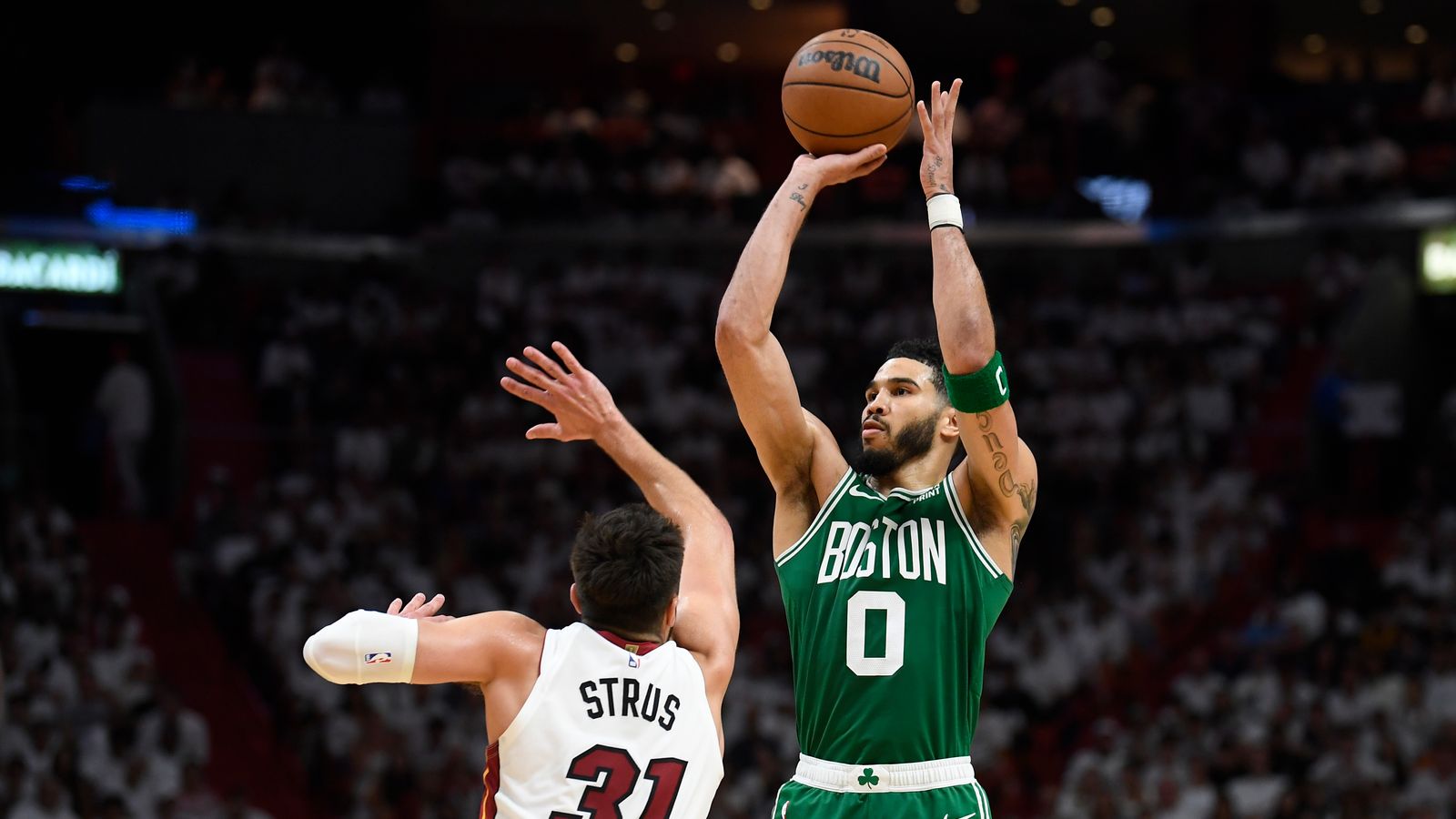 Jayson Tatum sinks 31 points as Celtics defeat Heat and set up game ...