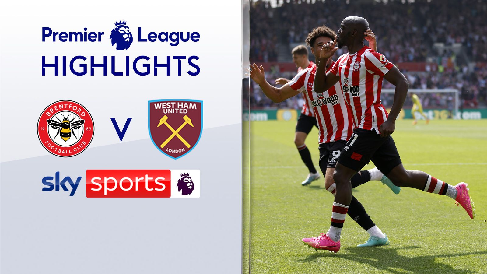 Brentford 2 - 0 West Ham - Match Report & Highlights