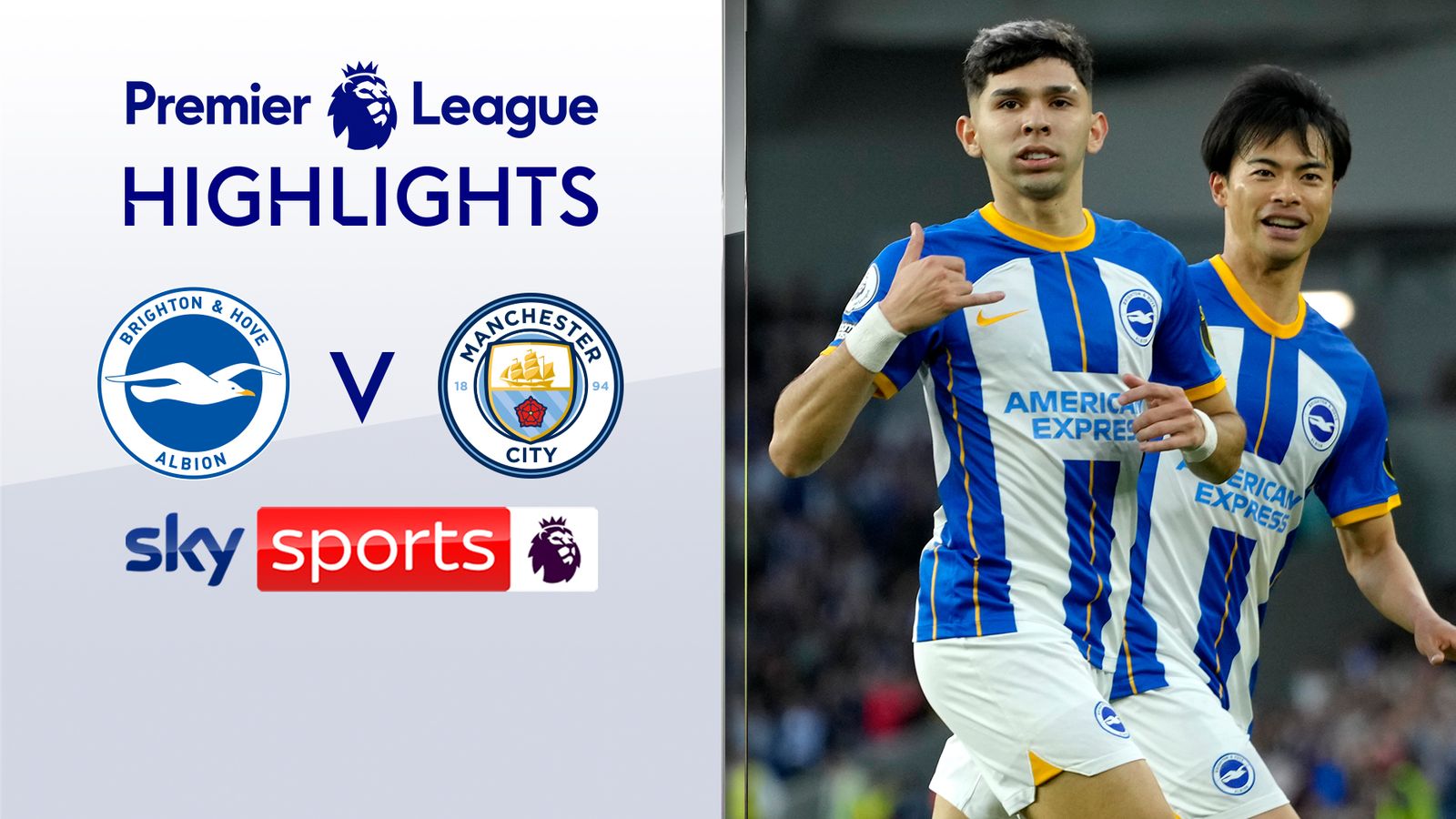 Brighton 1-1 Manchester City | Premier League highlights | Football ...