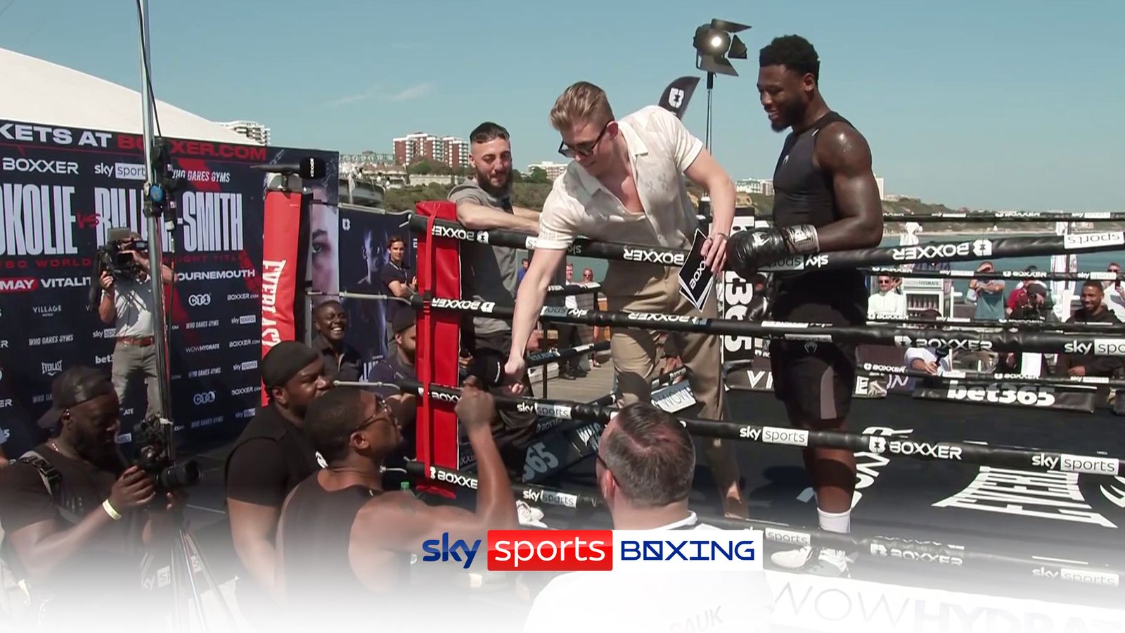 'I'm ready right now! | Issac Chamberlain involved in heated exchange ...