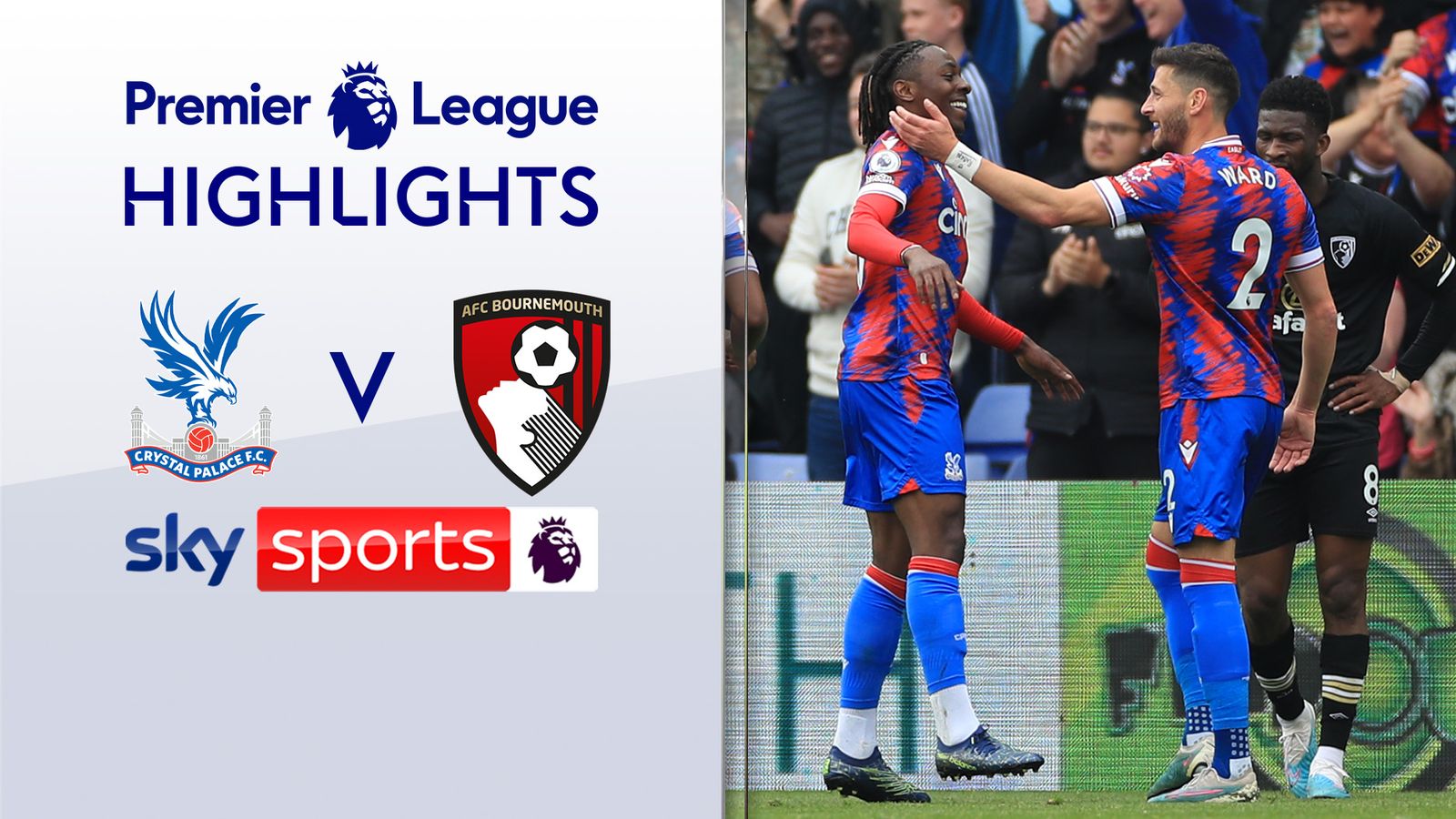 Crystal Palace 2-0 Bournemouth | Premier League highlights | Football ...
