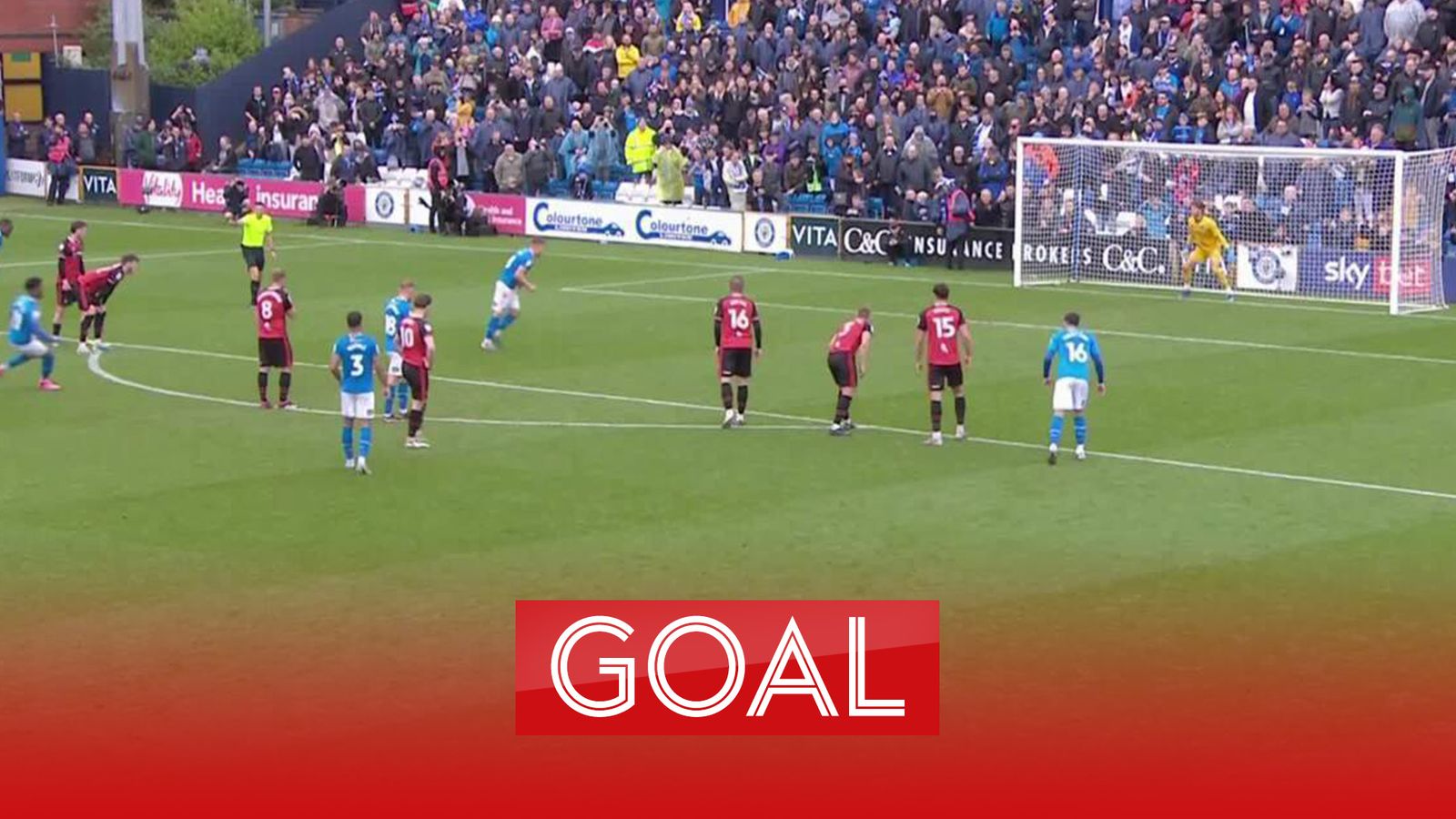 Callum Camps penalty puts Stockport ahead against Hartlepool | Football ...