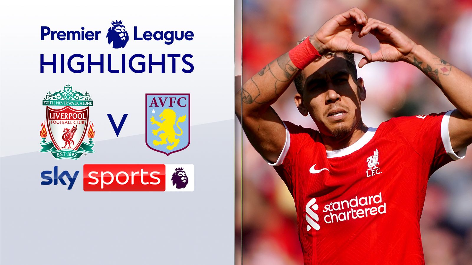 Liverpool 1 - 1 Aston Villa - Match Report & Highlights