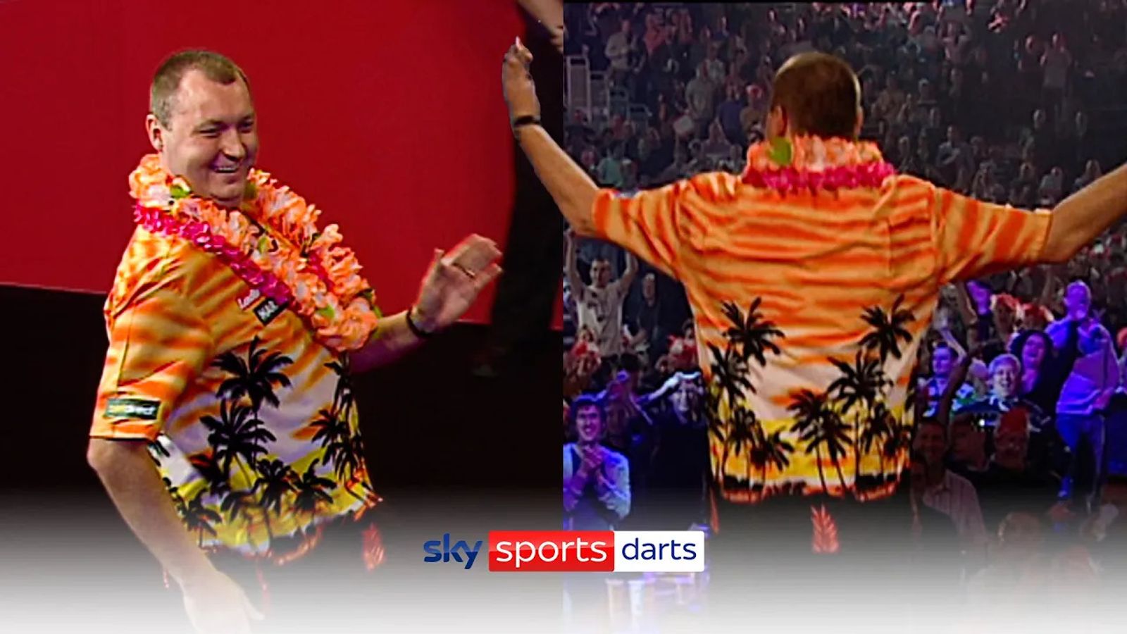 Flashback: Wayne Mardle's iconic Hawaii 501 walk-on at the World Darts ...