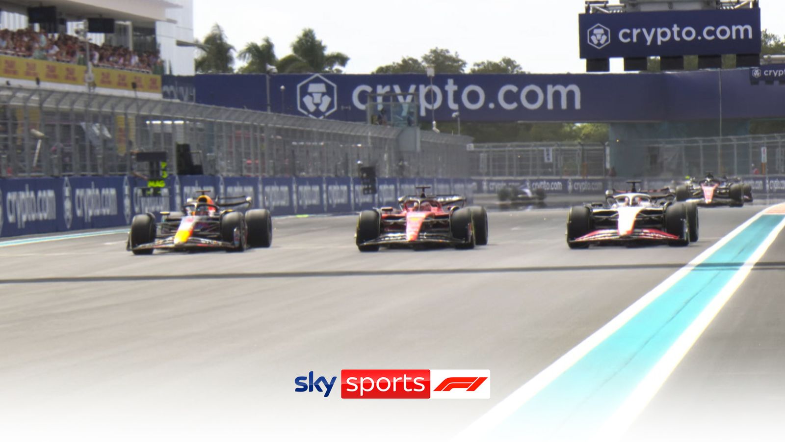 Verstappen speeds past Charles Leclerc and Kevin Magnussen in one move ...