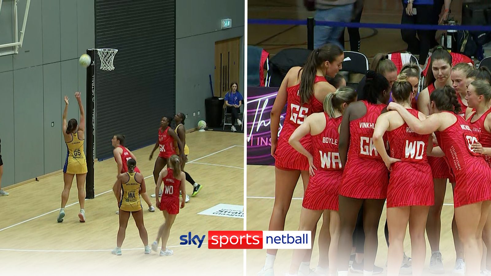 Strathclyde Sirens 69-47 Team Bath | Netball Super League highlights ...
