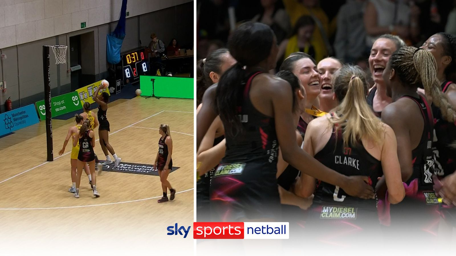 Manchester Thunder 49-59 London Pulse | Netball Super League highlights ...