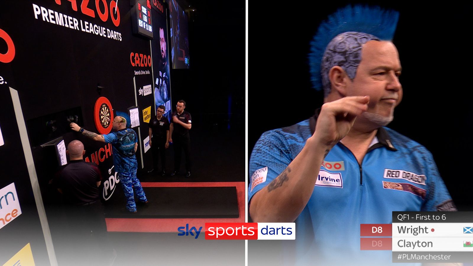 'What's he doing?' | Peter Wright unhappy with moving camera and crowd ...