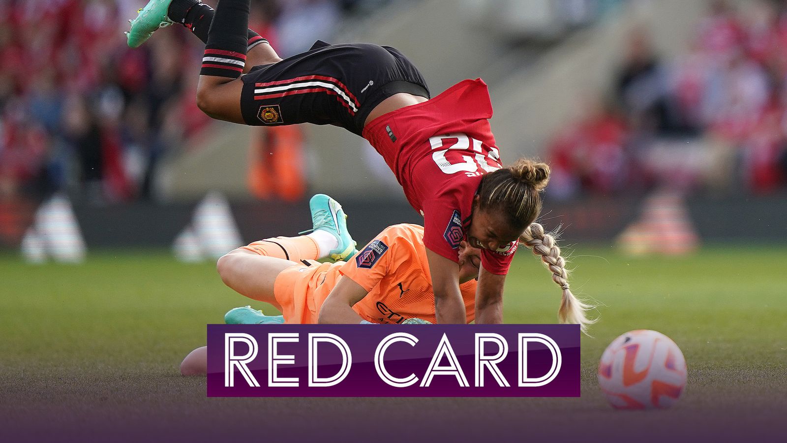 Manchester City's Ellie Roebuck sees red! | Football News | Sky Sports