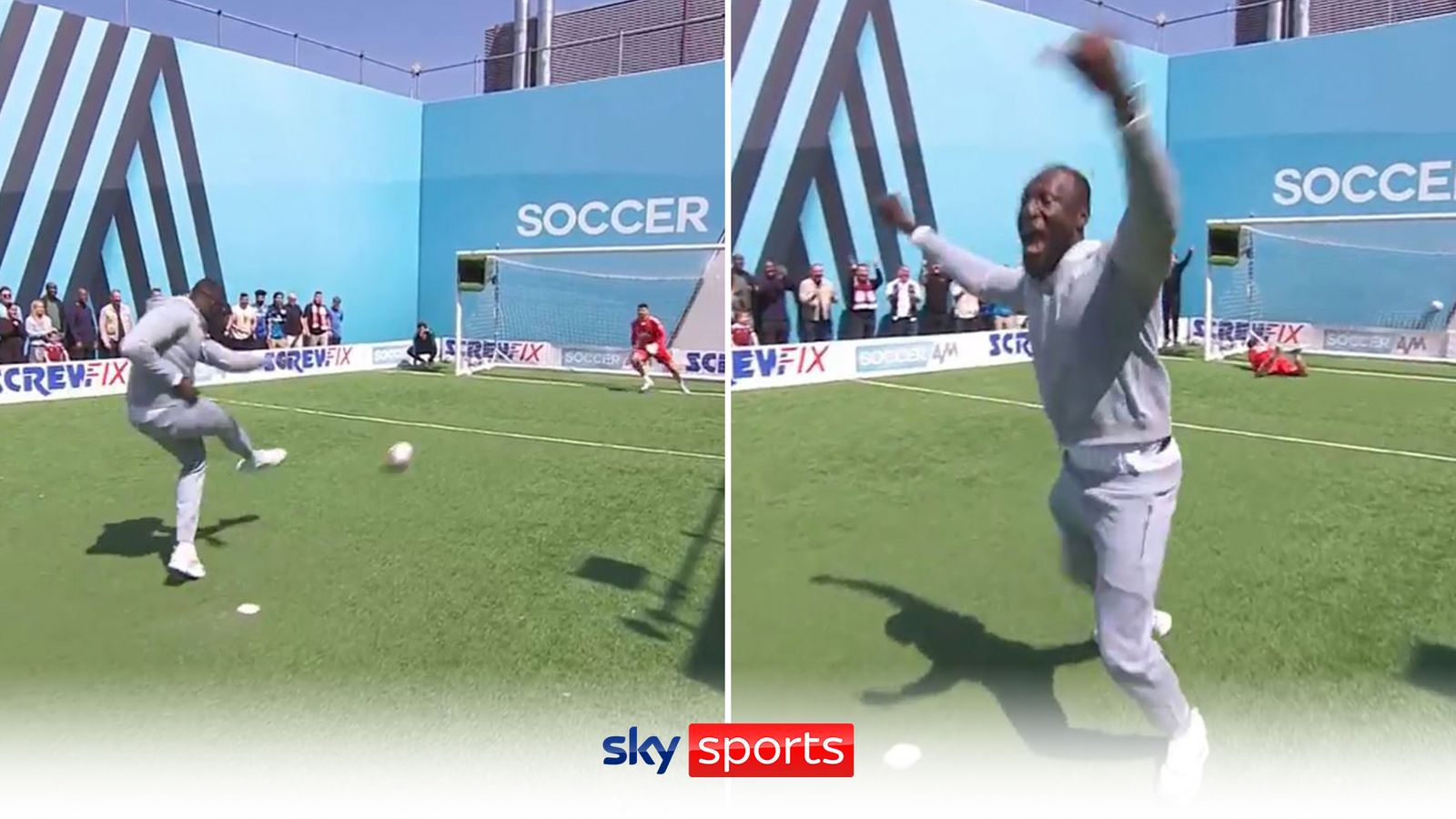 Soccer AM: Stormzy scores superb pen to win £400 for fans! | Football ...