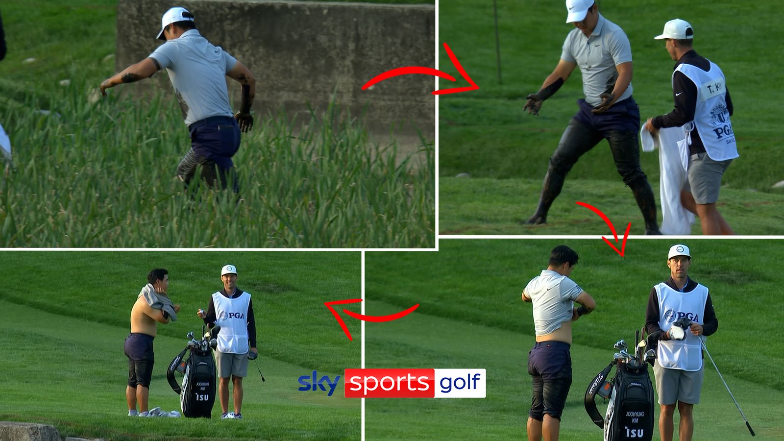 'That's absolutely fantastic! That's made my day!' | Tom Kim falls in ...