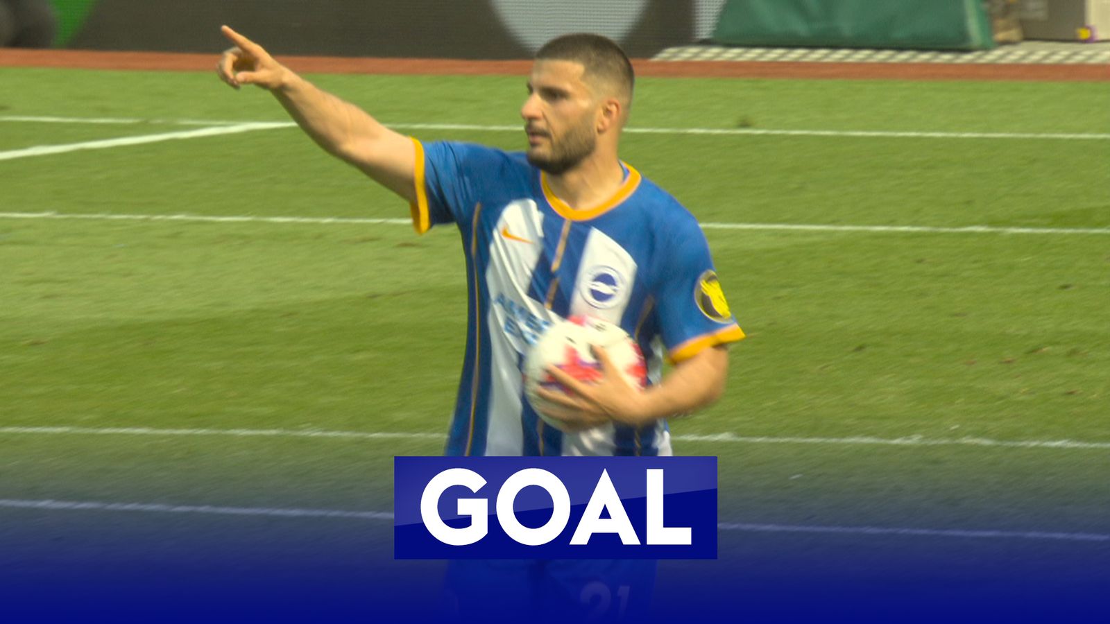 Deniz Undav gets one back for Brighton v Aston Villa | Football News ...