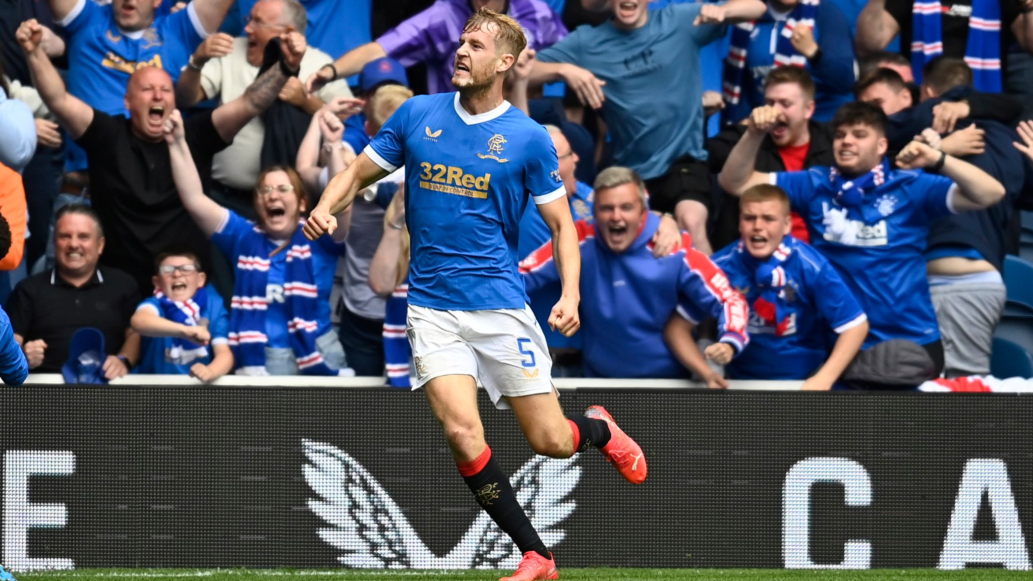 Rangers: Alfredo Morelos, Ryan Kent, Allan McGregor, Scott Arfield and ...